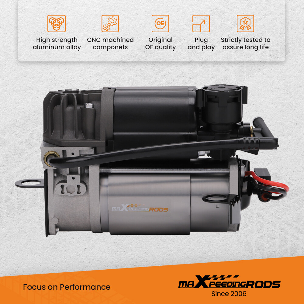 Air Ride Suspension Compressor Pump For Benz W211 W220 S500 W/ Relay ...