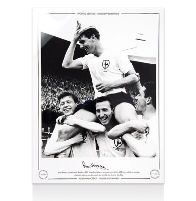 Ron Henry Signed Tottenham Hotspur Photo - 1962 FA Cup Winner Autograph ...