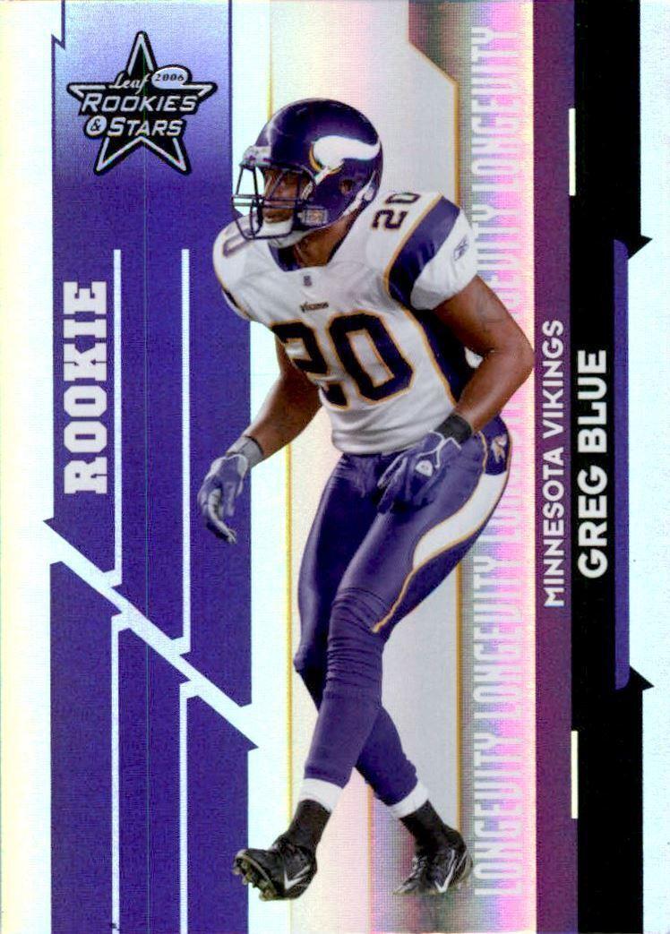 2006 Leaf Rookies & Stars - Rookie Greg Blue #177 Longevity Parallel ...