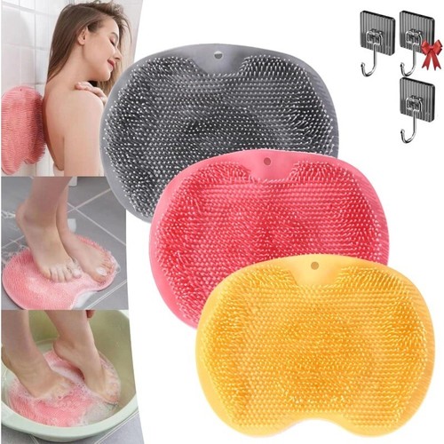 Silicone Back Scrubber for Shower Exfoliating, Shower Back Scrubber ...