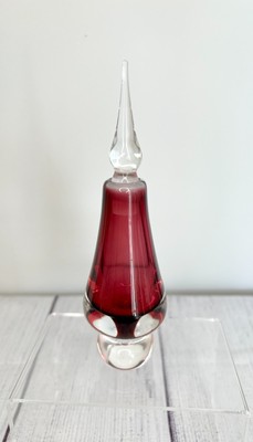 Beautiful Vandermark Art Glass Signed Glass Perfume Bottle With Stopper ...