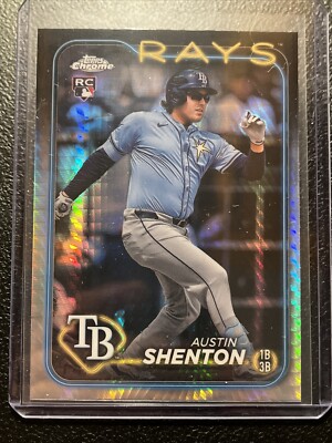 2024 Topps Chrome Update Prism Refractor # USC119 Austin Shenton RC | eBay