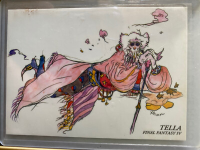 Final Fantasy 4 Art Museum Character Card #026 Tella | eBay