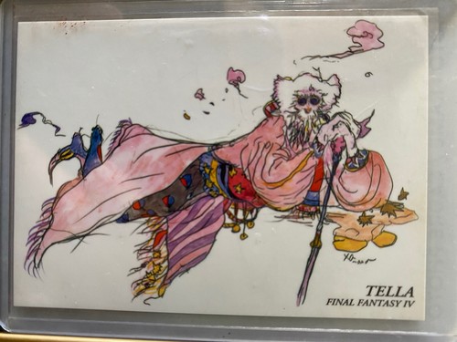 Final Fantasy 4 Art Museum Character Card #026 Tella | eBay