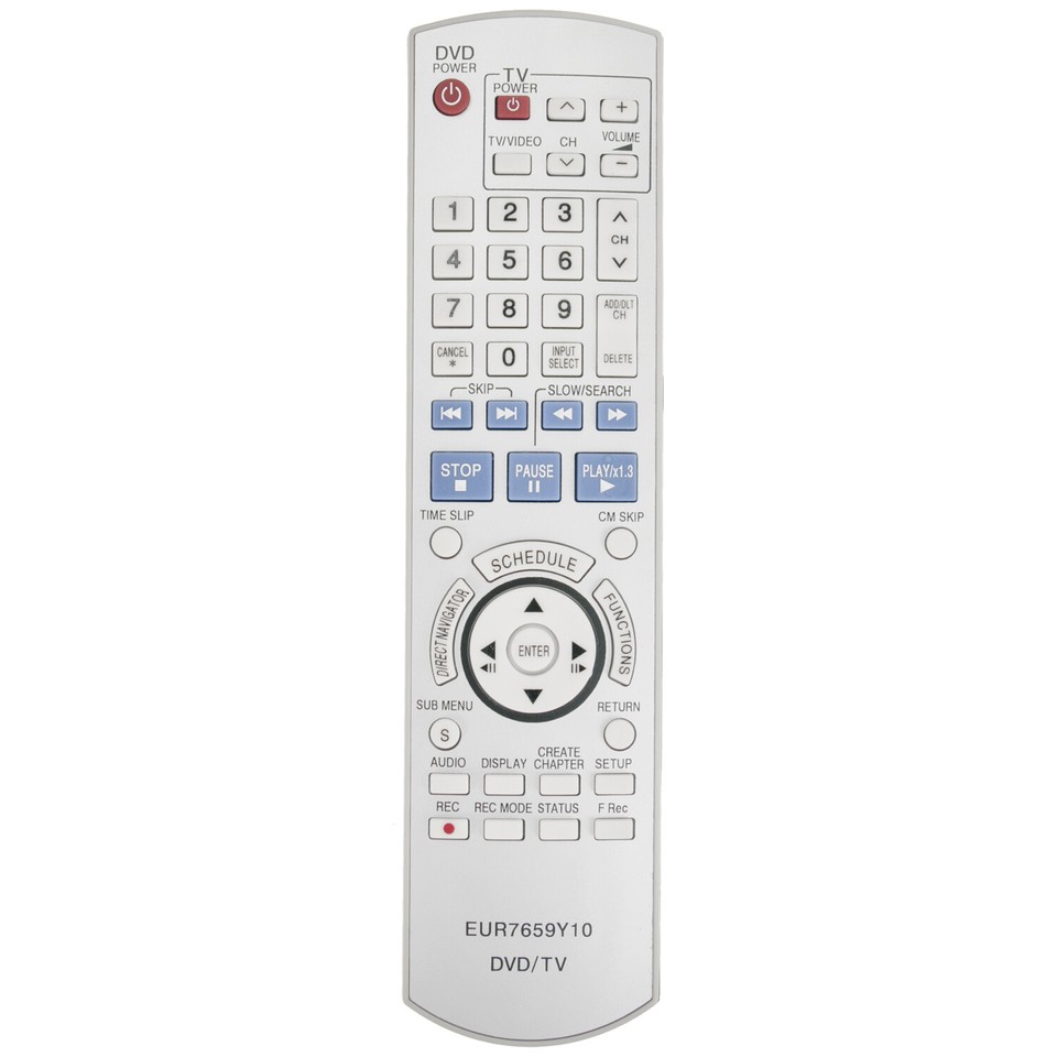 New Remote Control EUR7659Y10 for Panasonic DVD DMR-ES25 DMR-ES15 DMR ...