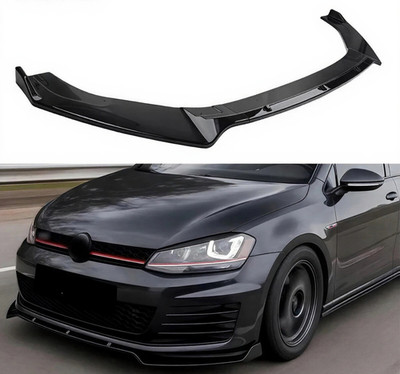 FOR VW GOLF MK7 MK7.5 GTD GTI GTE R FRONT SPLITTER SPOILER LIP BODY KIT ...
