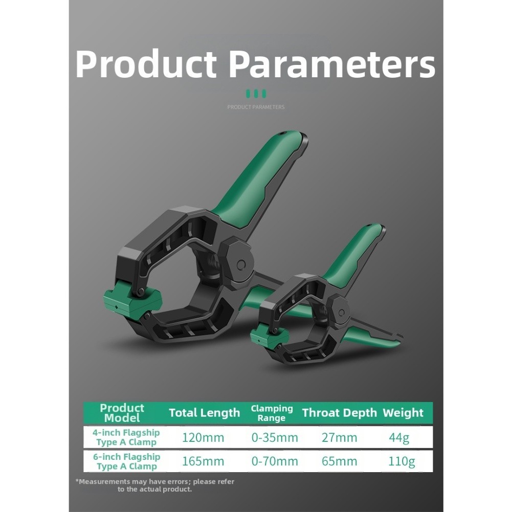 Woodriver Manual Clamp Heavy Duty 4 Inch Strong Grip for Precise ...