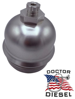 Billet Aluminum Fuel Filter Cap 2017-2024 GMC Chevrolet L5P 6.6L ...