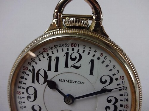 Hamilton 992E Railroad Pocket-Watch,1939 -16 Size, 21J. "Montgomery ...