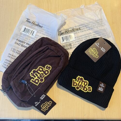 Official Collector Edition Justin Bieber Tim Hortons Beanie Toque Black ...