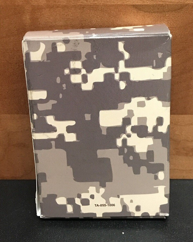 Freedom Cards Army Camouflage Deck of Playing Cards Health Life Tips ...
