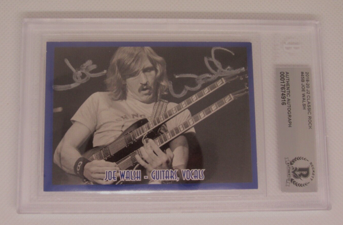 Joe Walsh guitarist vocals The Eagles James Gang signed autographed BAS ...