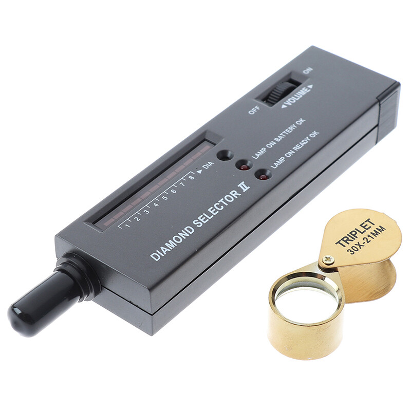 Portable Diamond Tester Gemstone Tester Selector Jeweler Tool With 30x ...