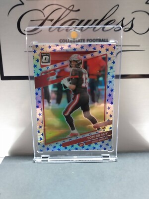 2021 Panini Donruss Optic Tom Brady sharp card #172 SP Silver Holo ...