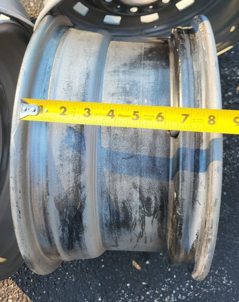 Four (4) 67 to 87 Original CHEVY GMC Truck K10 4X4 6x5.5 15X8 GM Rally ...