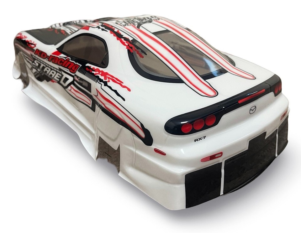 RX-7 PVC Pre-Painted Body Shell 1:10 RC OnRoad Cars WHEELBASE 250MM USA ...