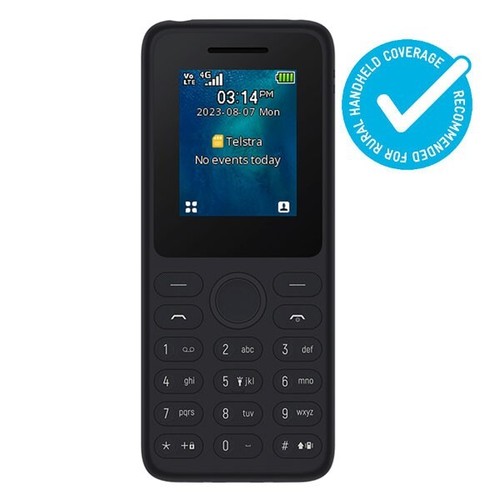 TELSTRA T-LITE LITE 4 4G 4GX SENIORS PUSH BUTTON BLACK VOLTE BLUE TICK ...