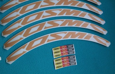 COSMIC SL -SLR - SLE CUSTOM GOLD REPLACEMENT RIM DECAL SET FOR 2 RIMS ...