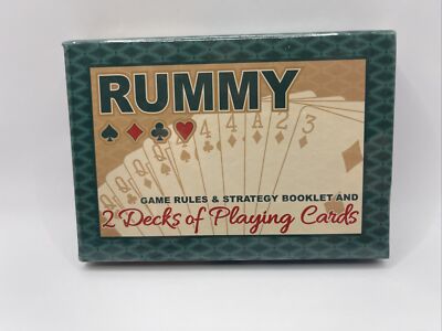 Rummy Card game Booklet + Two Decks of Cards. | eBay