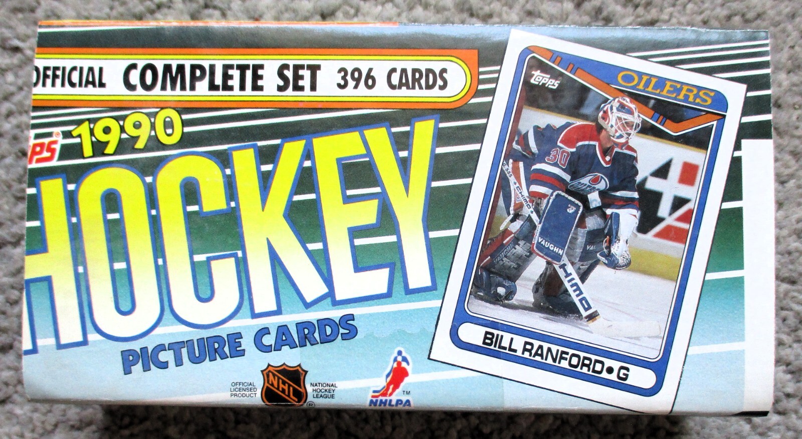 1990 TOPPS HOCKEY (NHL) OFFICIAL COMPLETE FACTORY SET - 396 Picture ...