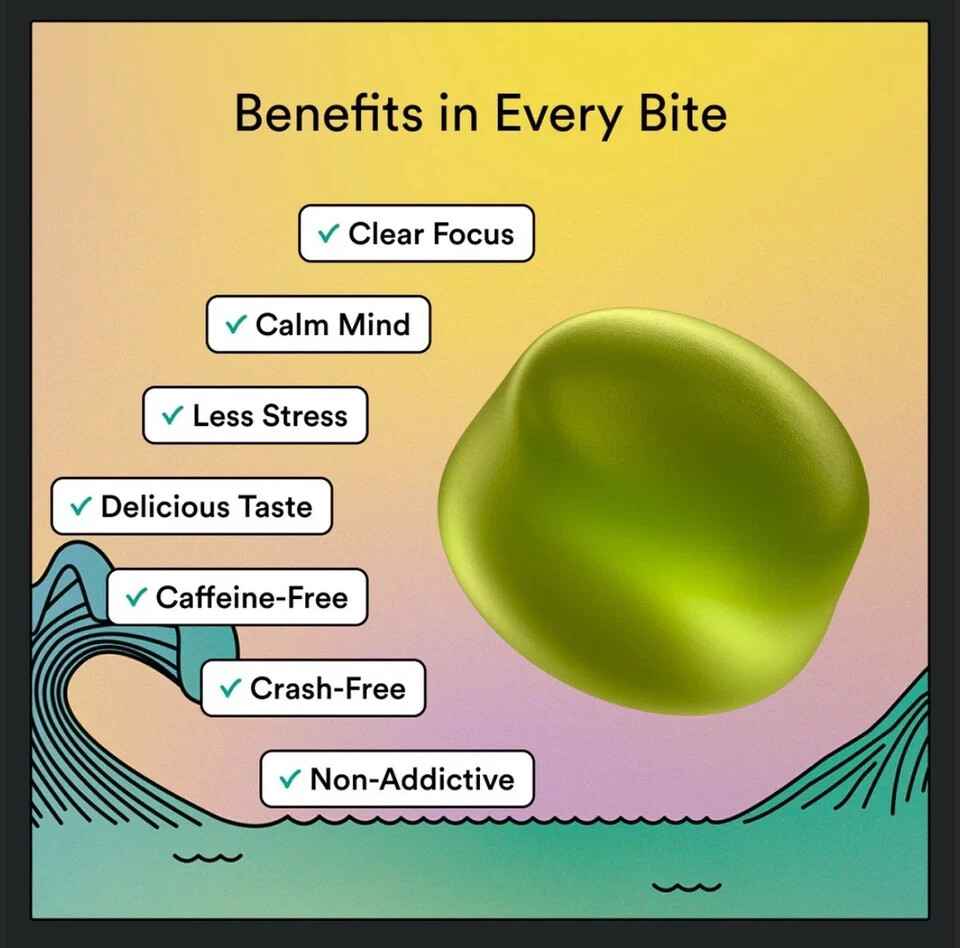 Magic Mind Mental Performance Gummies Green Apple 90 Count 17.7oz | eBay