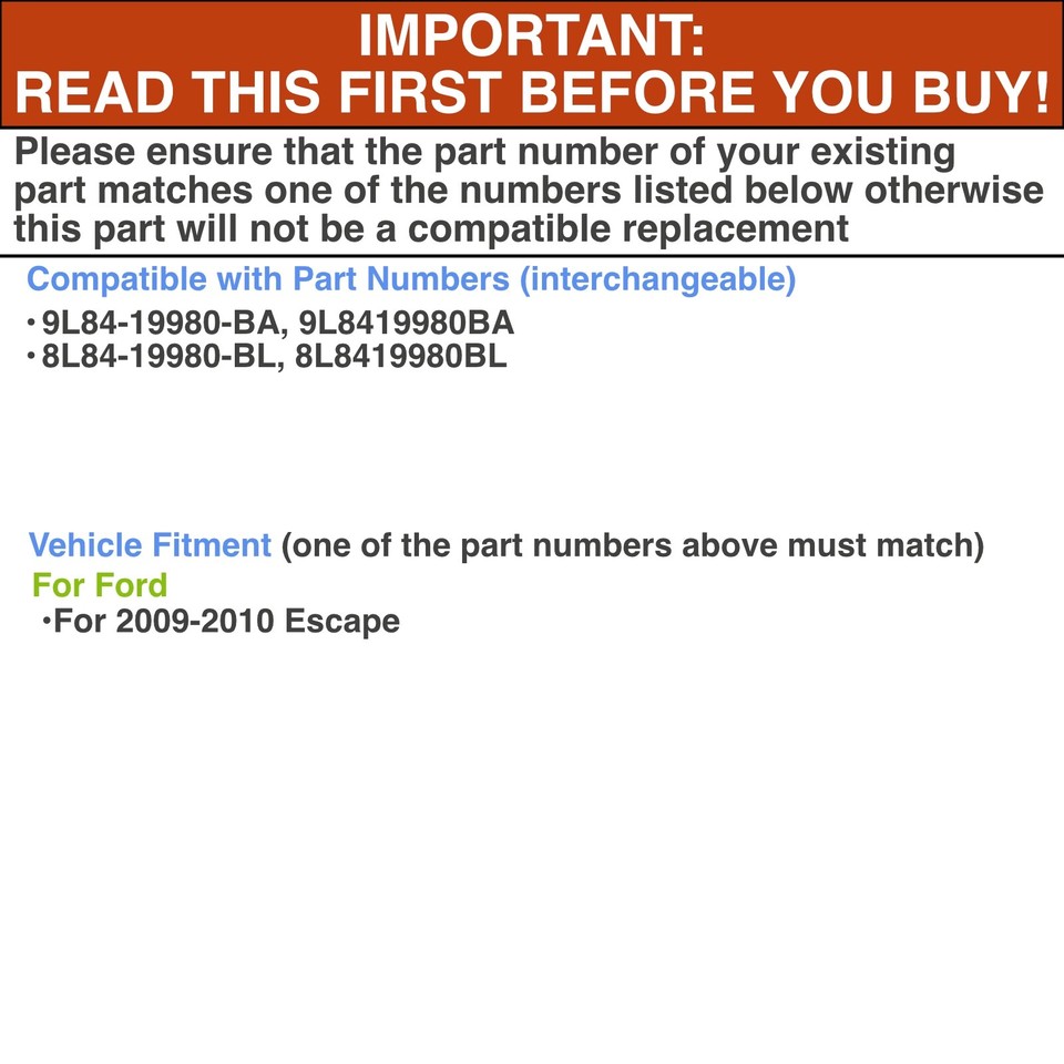 09-10 Ford Escape Climate Control Module Panel HVAC AC Switch 9L84 ...