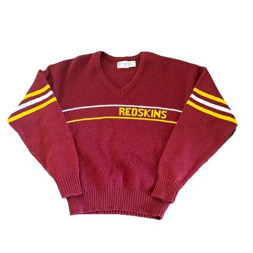 Washington Redskins Sweater Small Cliff Engle Mens Vintage Red | eBay
