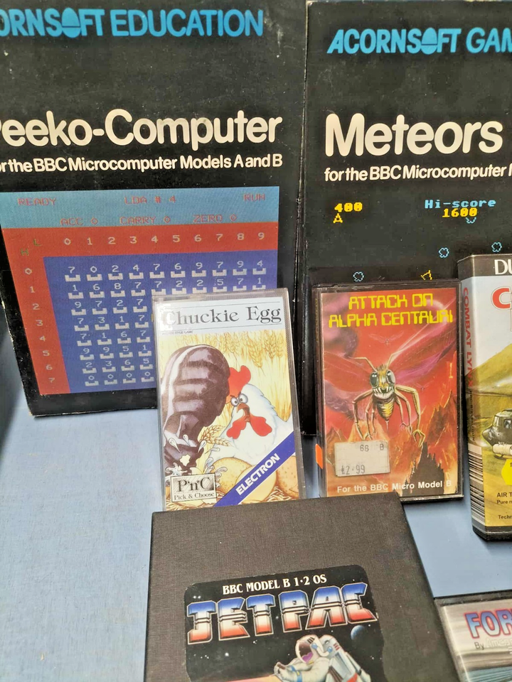 Vintage Computer Games Bundle for the BBC Microcomputer 22 Cassettes ...