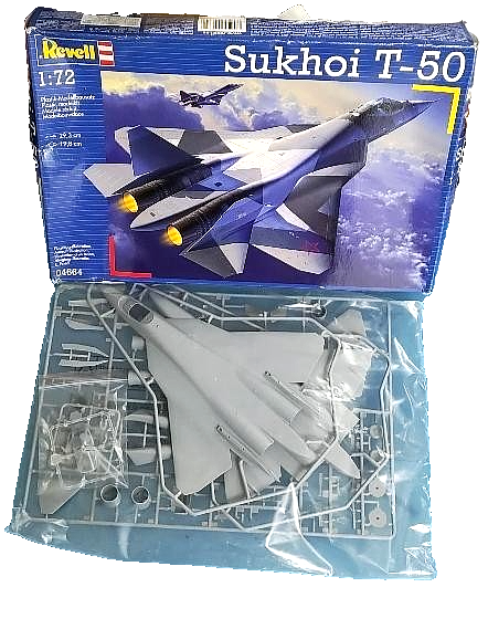 Revell Sukhoi T-50 1/72 #04664 Open Box, Parts sealed | eBay