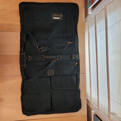 Vintage Travelpro B2 Green Bi-fold Crew Bag Garment Bag Carry-On Valet ...