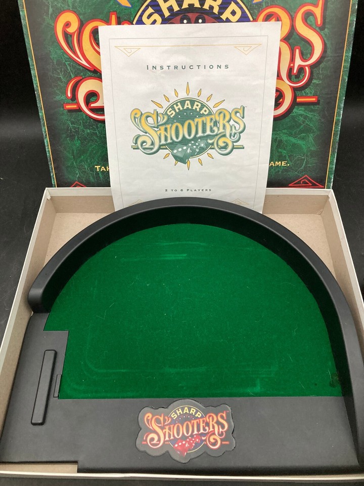 Sharp Shooters Casino Dice Family Game from Milton Bradley (1994) 100% ...