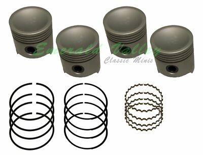 Classic Mini 1275 New 4 Piston Set Size STD with 8.8 to 1 CR | eBay