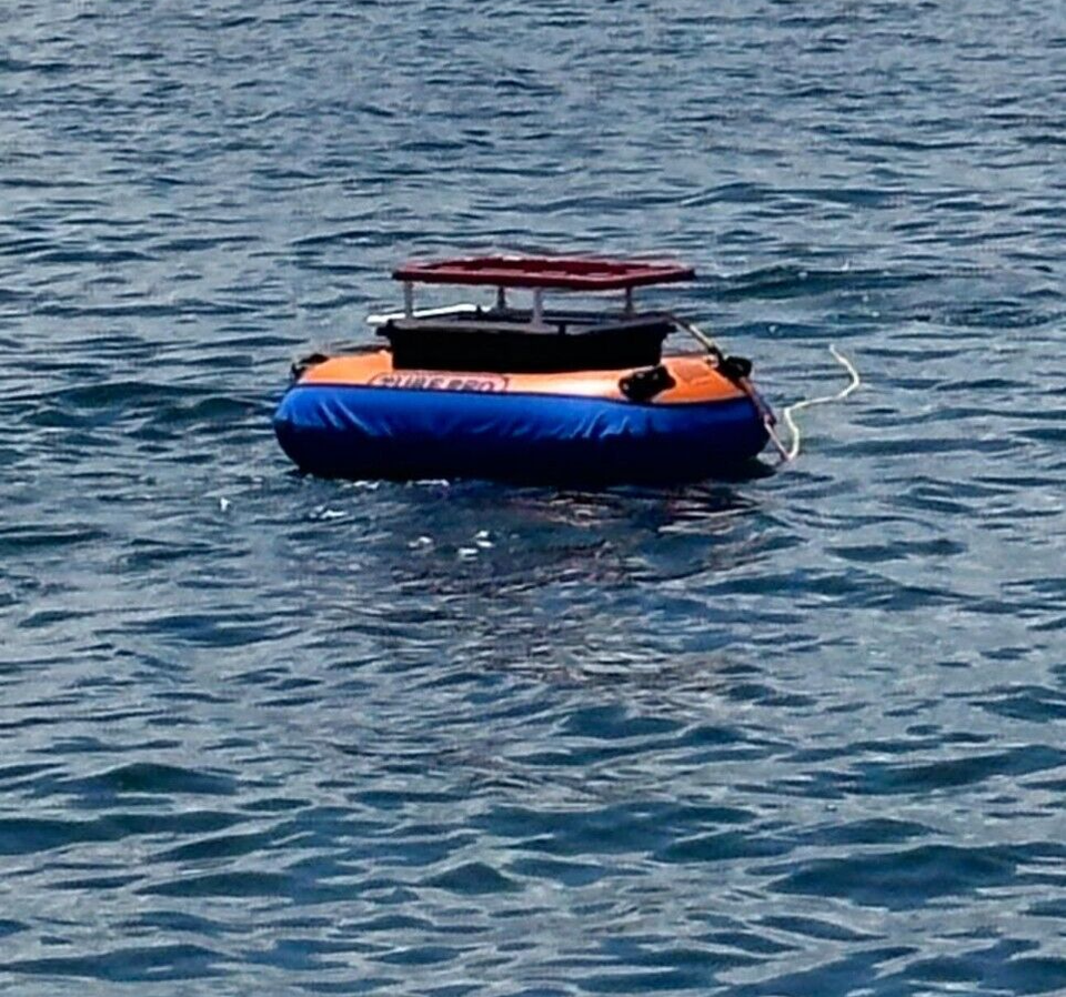 Hookah Diving Dive Float raft with protective bottom cover. A MUST HAVE ...