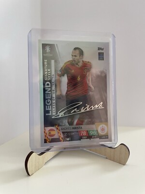 Iniesta Legend Topps Euro 2024 Autograph Trading Card | eBay.de