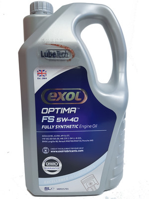 EXOL FULLY SYNTHETIC 5W/40 ENGINE OIL 5 L ACEA A3,B3,B4 LONGLIFE MULTI ...