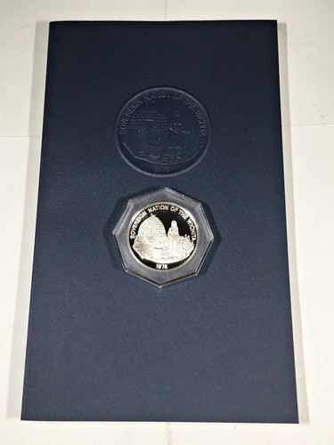 1976 The People called Wichita's History, .80oz .999 Silver Coin w ...
