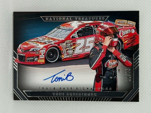 2024 National Treasures Racing - /75 Track Pass Signatures - TONI ...