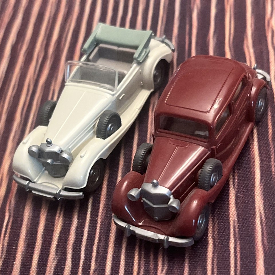 Vintage Wiking Germany HO 1:87 Volkswagen VW Lot Of 2 Mercedes Nice ...