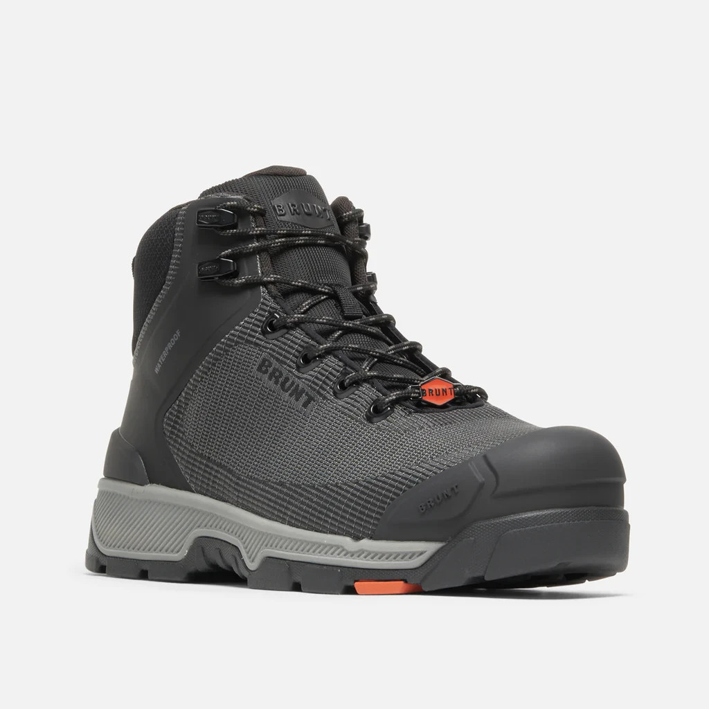 Brunt The RYNG Work Boots Comp Toe Waterproof Mens US 10 Black BRAND ...