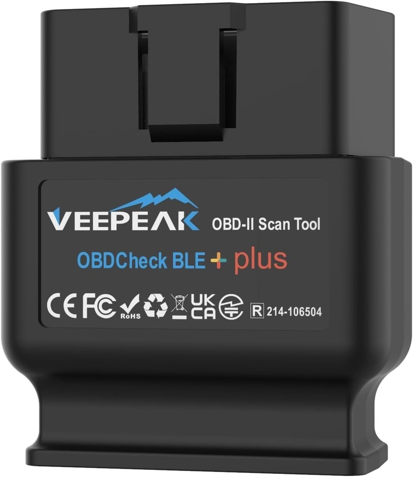 Veepeak OBDCheck BLE+ Bluetooth OBD II Scanner For iOS & Android, Car ...