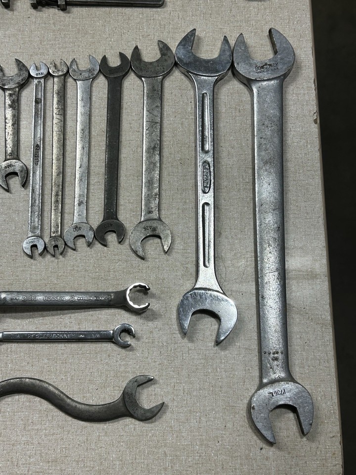 Vintage Bonney Tools Estate Lot Of (31) USA Made Wrenches Sockets ...