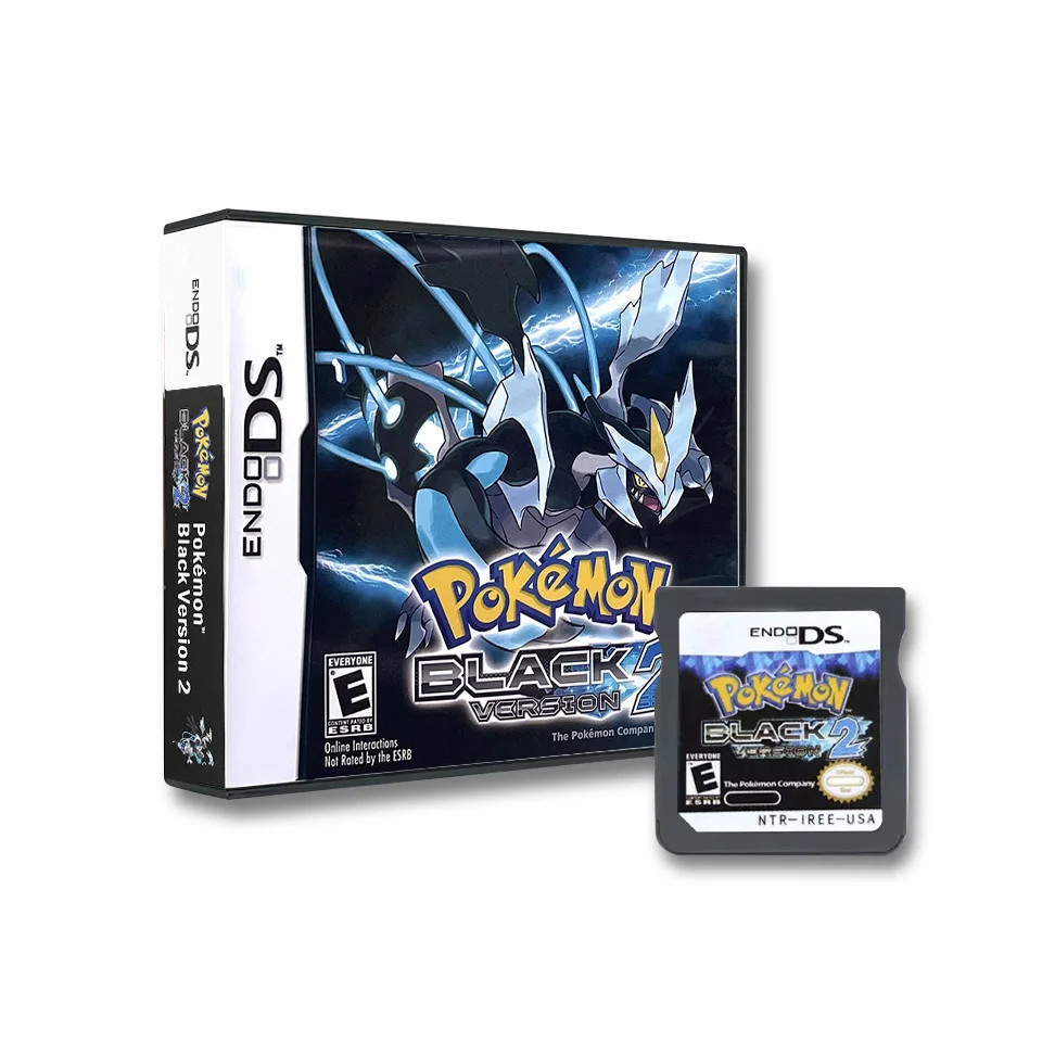 Game Cartridge FRA Pokemon Black White 1 2 Version Or Heartgold Silver ...