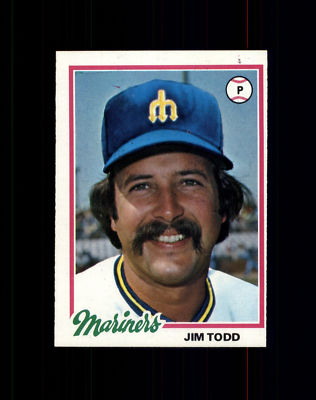 1978 Topps #333 Jim Todd - Seattle Mariners NM/MT (A02A) | eBay