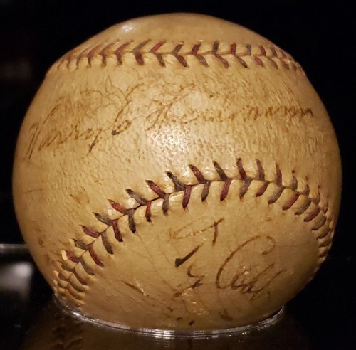 ONLY KNOWN Ty Cobb & Harry Heilmann Signed Baseball -The Tigers Ruth ...