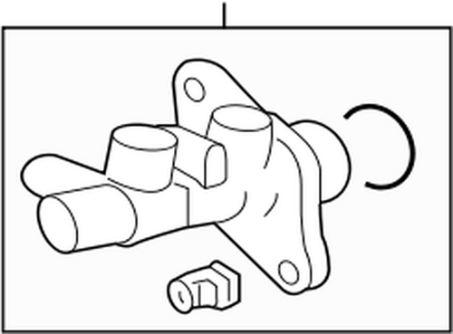 4625A463 Mitsubishi Cylinder,brake maste 4625A463, New Genuine OEM Part ...