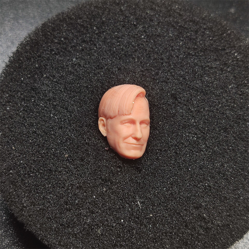 Blank 1/18 Scale Breaking Bad Lawyer Saul Head Sculpt Unpainted Fit 3. ...