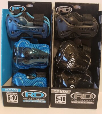 Roller Derby Youth Protective Gear Pack for Wrist, Elbow, Knee ''you ...