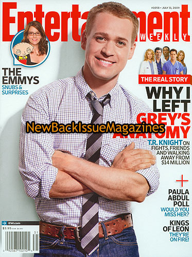 Entertainment Weekly 7/09,T.R. Knight,Gerard Butler,July 2009,NEW | eBay