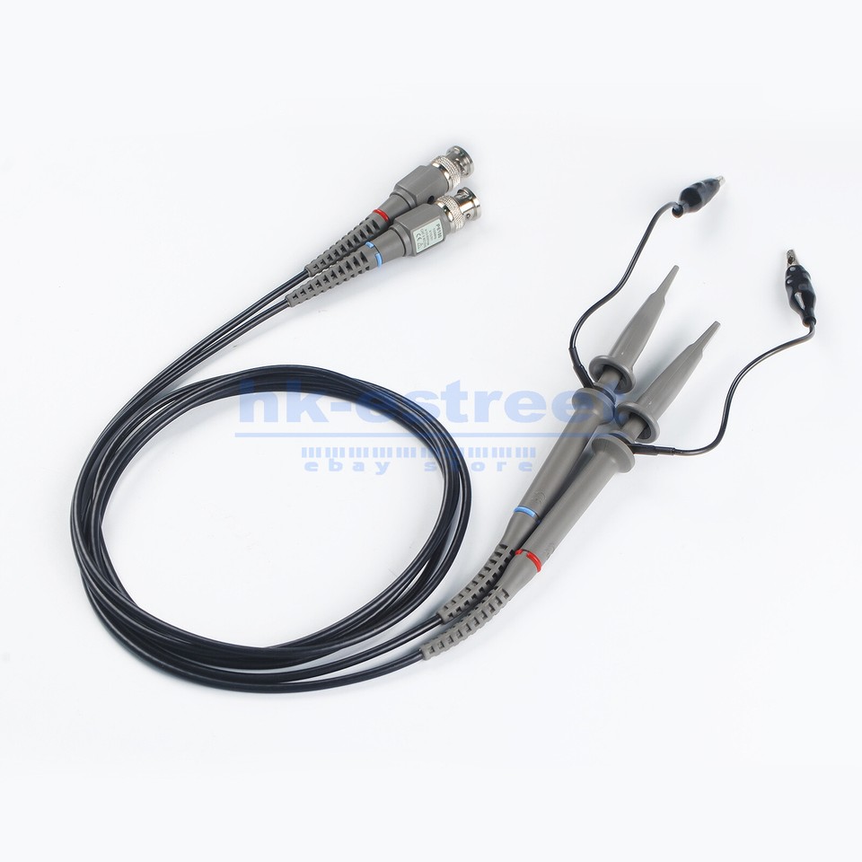 2x 100MHz Oscilloscope Scope analyzer Clip Probe test leads kit for HP ...