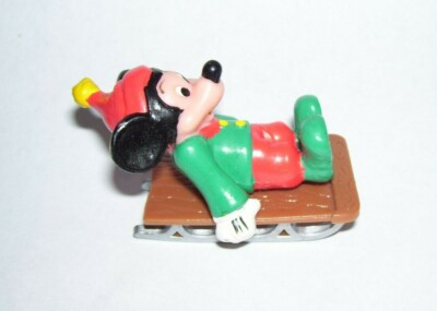 Mickey Mouse on Sled Figure Vintage | eBay